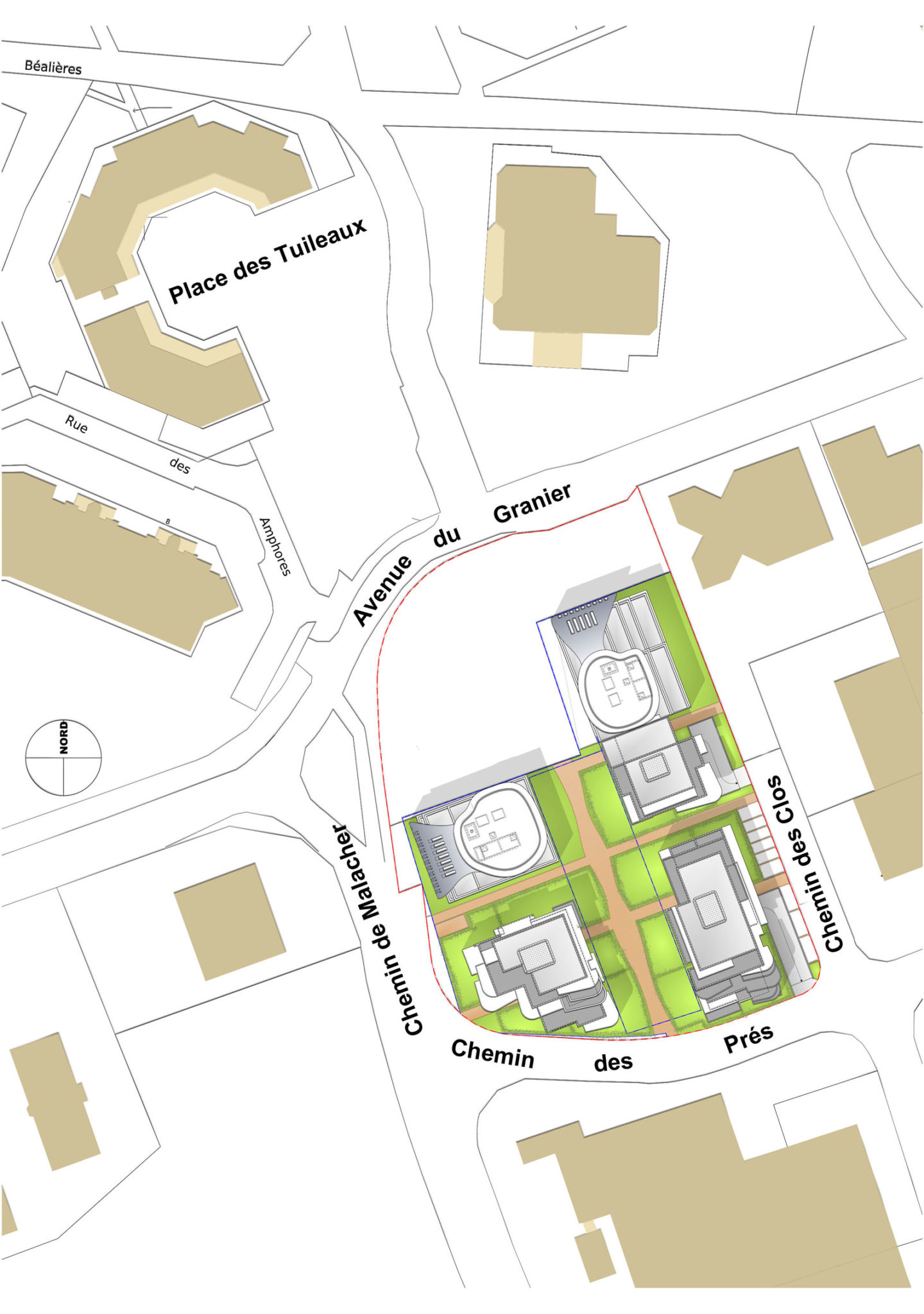 Le Malacher : 87 logements, bureaux et commerces à Meylan - DLFA ...